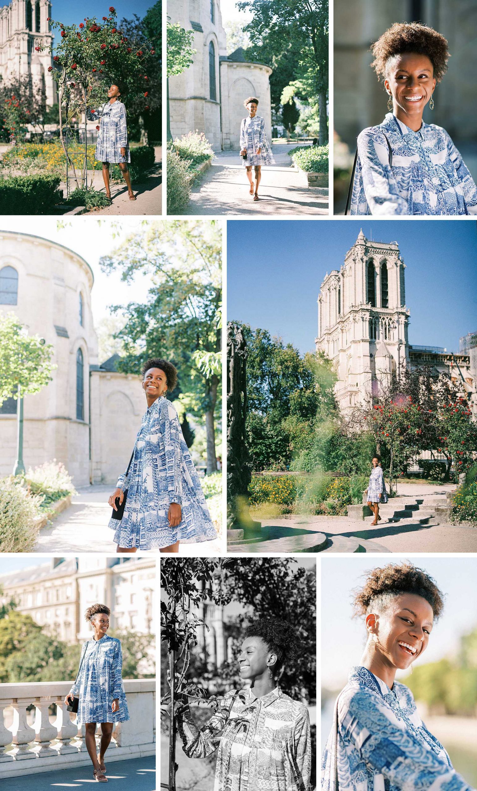 First Portraits After Lockdown: Photo Shoot with Lucie in Central Paris ...